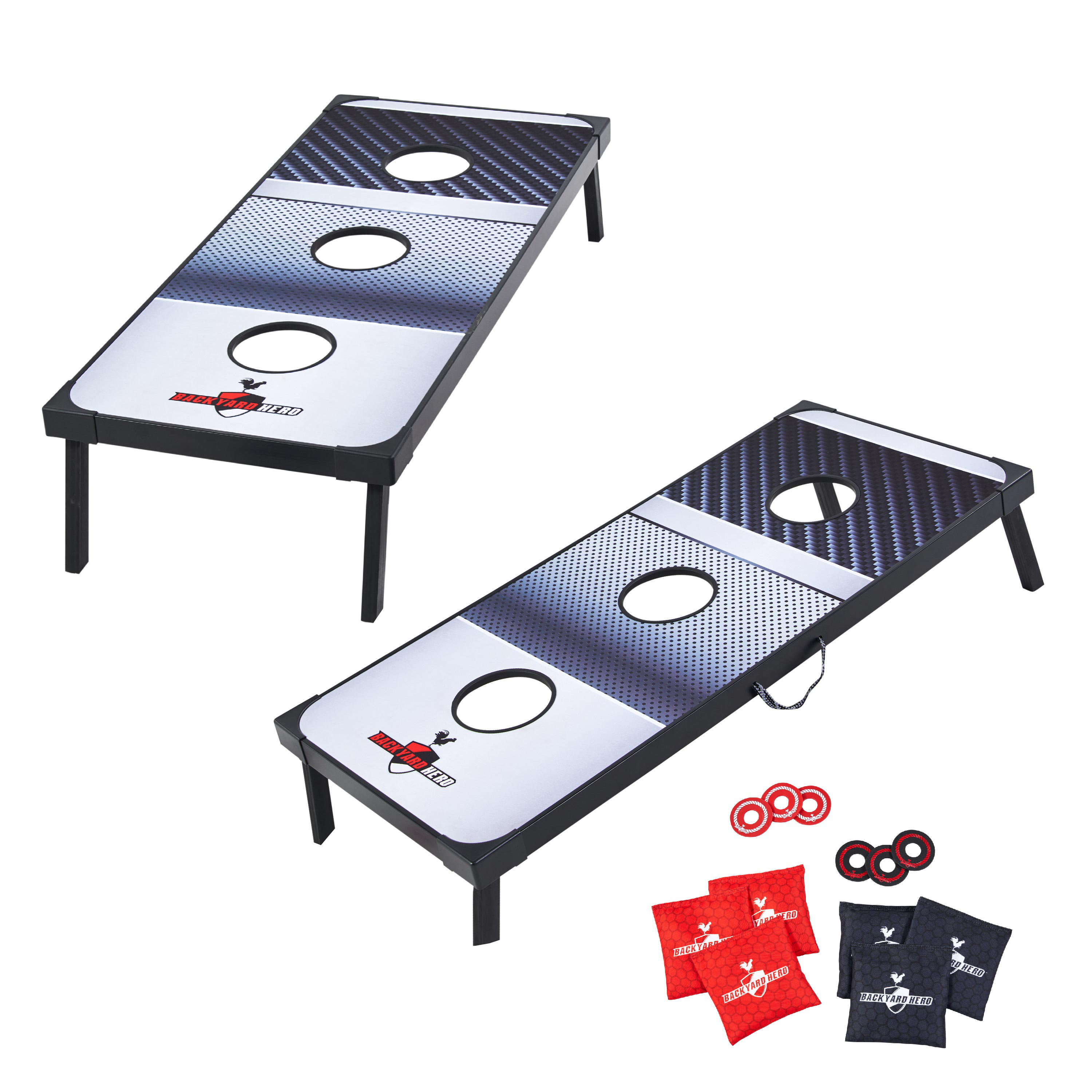Backyard Hero 48" Tailgate Combo Bean Bag Toss and Washer Toss Games ...