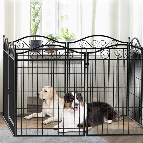 BingoPaw 8 Panels Portable Barrier Dog Pen & Reviews | Wayfair