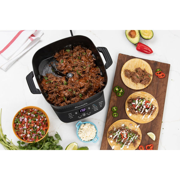 PowerXL STIRMAX 7.5 Quart Digital Multi-Cooker, 9 in 1 programable ...