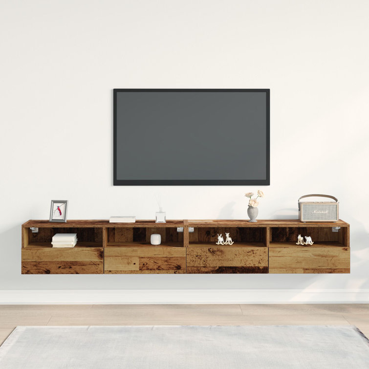 Lily Manor TV Wall Cabinet Wood Medium TV Stand Rectangular | Wayfair.co.uk
