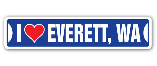 SignMission Everett Wa Street Sign Heavy Duty Plastic 4" X 18" | Wayfair