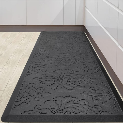 Black Kitchen Mats You'll Love | Wayfair