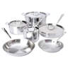 All-Clad D3™ Stainless 10 Piece Stainless Steel Cookware Set & Reviews ...