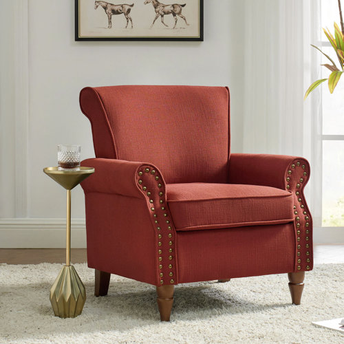 Arm Red Accent Chairs You'll Love | Wayfair