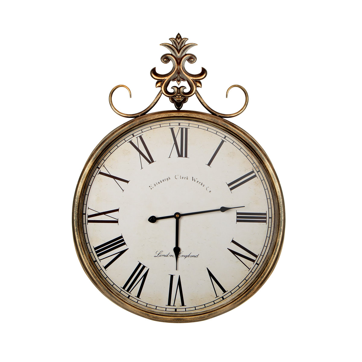 Alcott Hill® Beshore Decorative Metal Wall Clock & Reviews | Wayfair