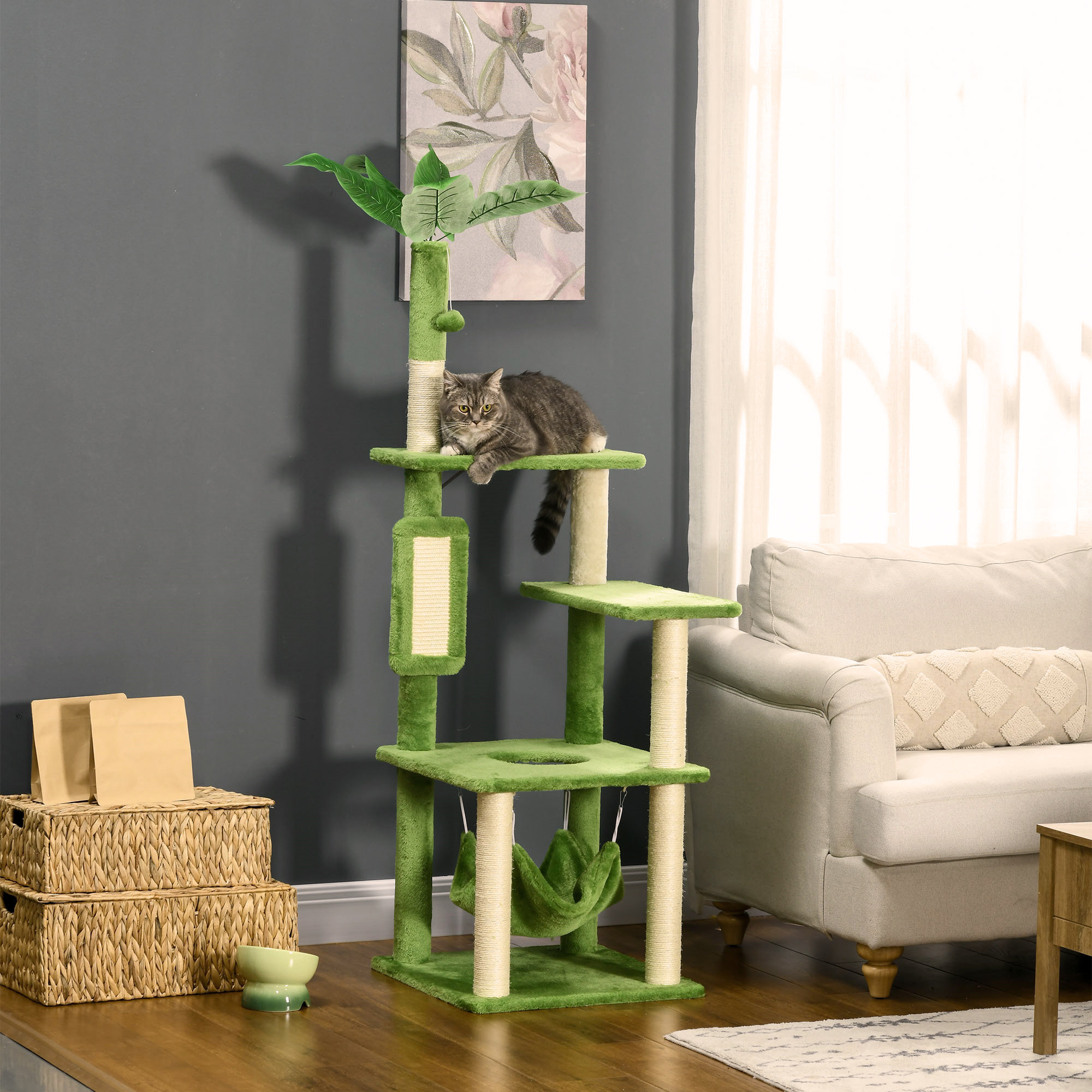 Archie & Oscar™ Versatile Cat Tower With Hammock And Play Features For ...