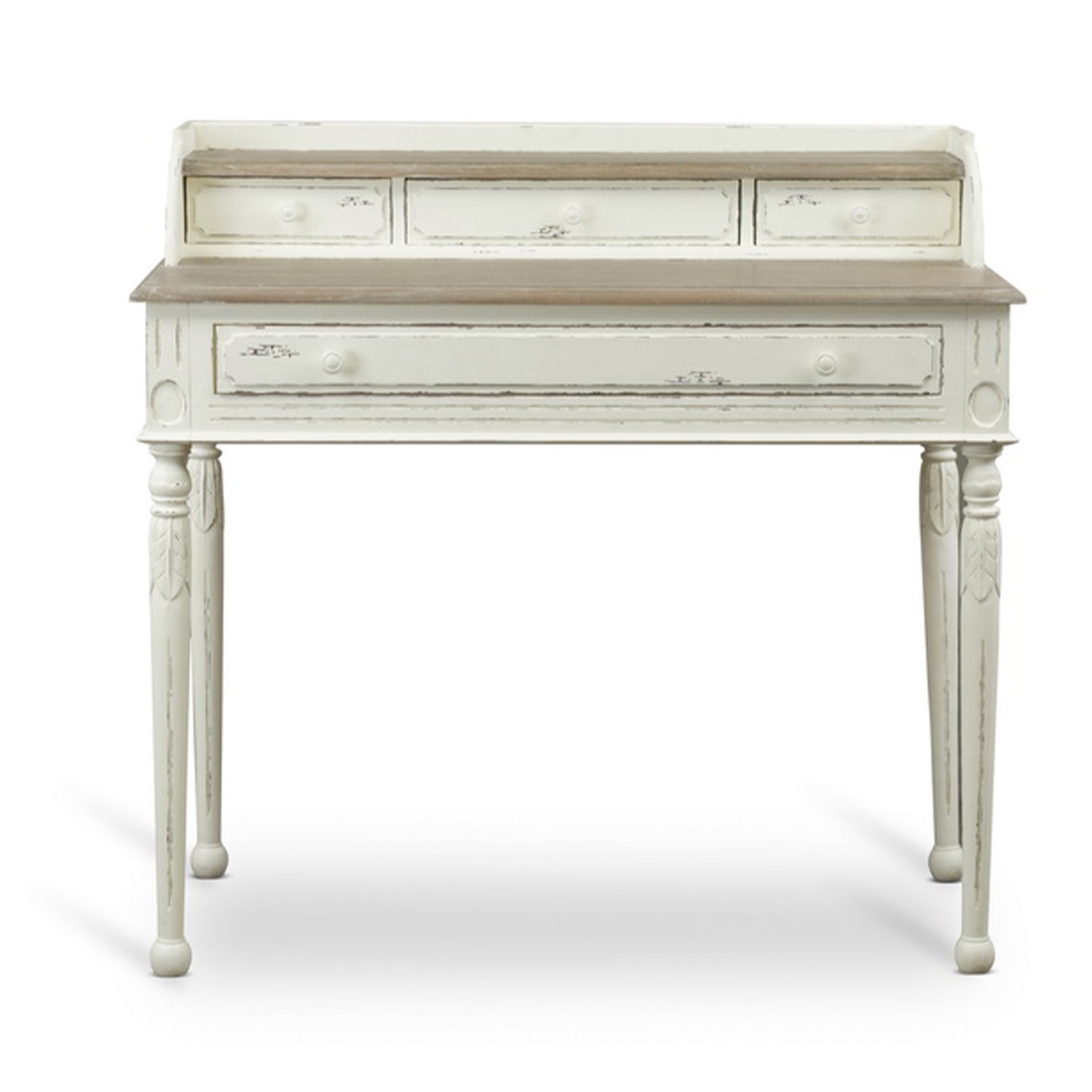 One Allium Way® Dwain Solid Wood Writing Desk | Wayfair