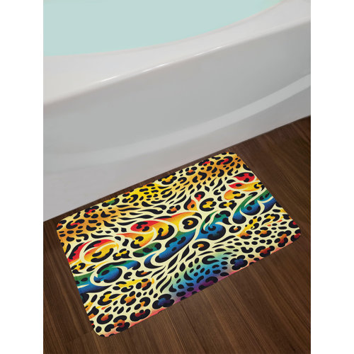 Animal Print Bath Rugs & Mats You'll Love | Wayfair