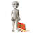 Design Toscano Out-of-this-World Small Extra Terrestrial Alien Statue ...