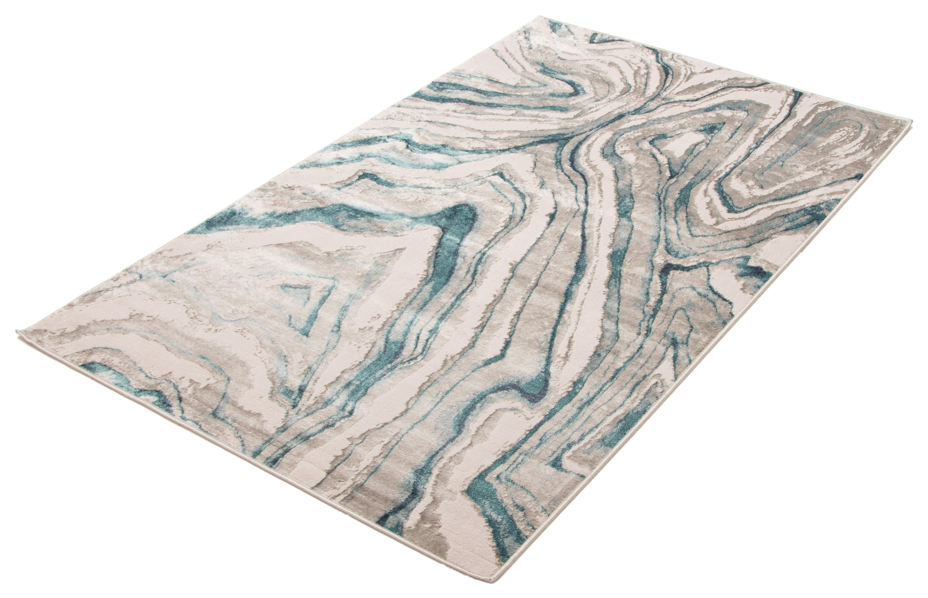 Wrought Studio™ Menne Teal Rug | Wayfair