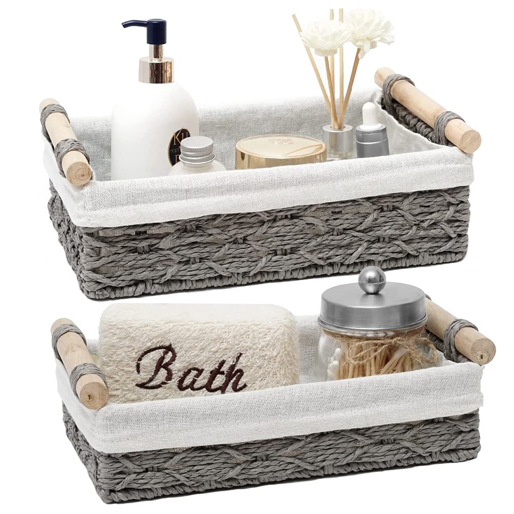 Bayou Breeze Storage Basket Wicker Baskets For Organizing Storage Bins ...