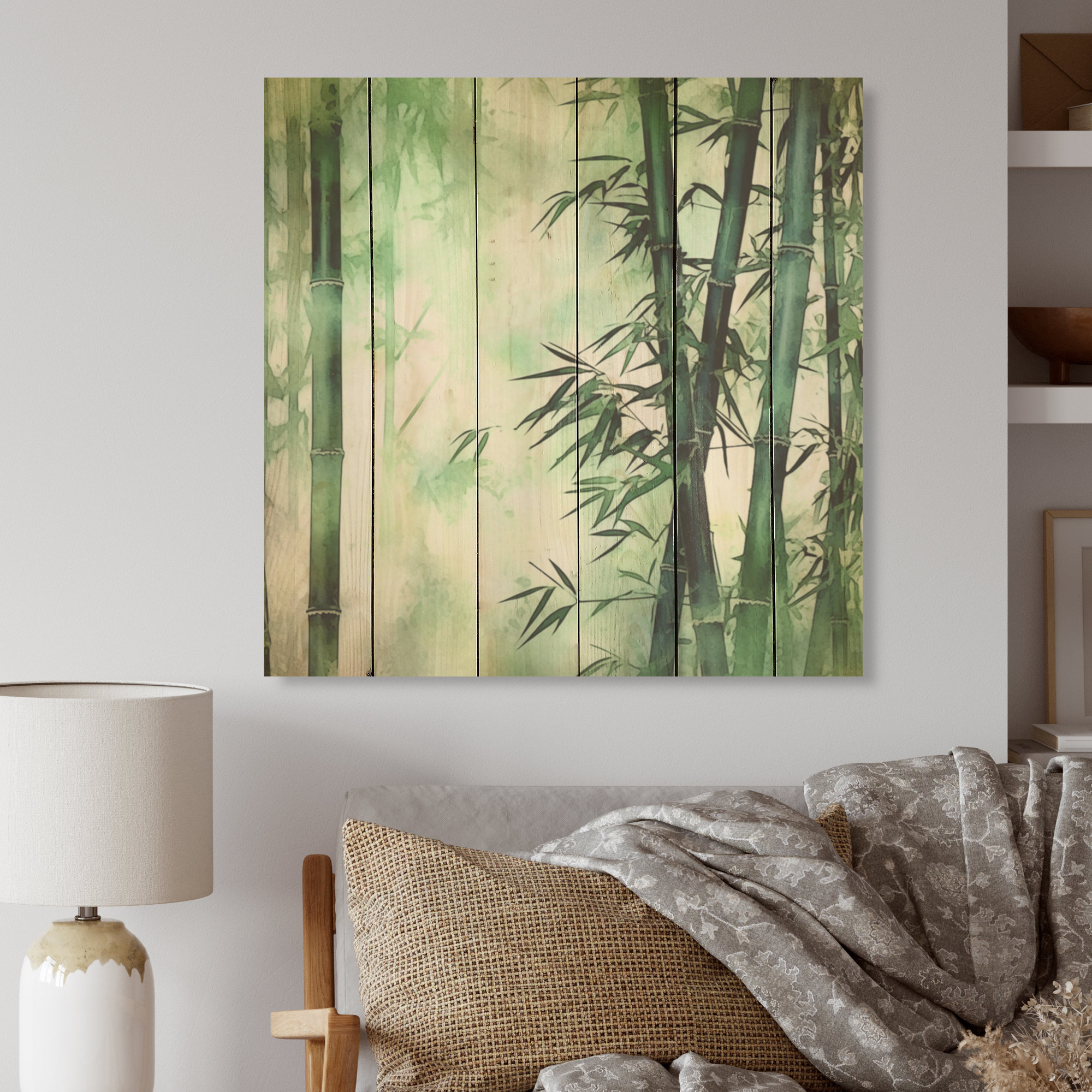 Bay Isle Home™ Bamboo Forest Intesed Field - Bamboo Wood Wall Art On ...