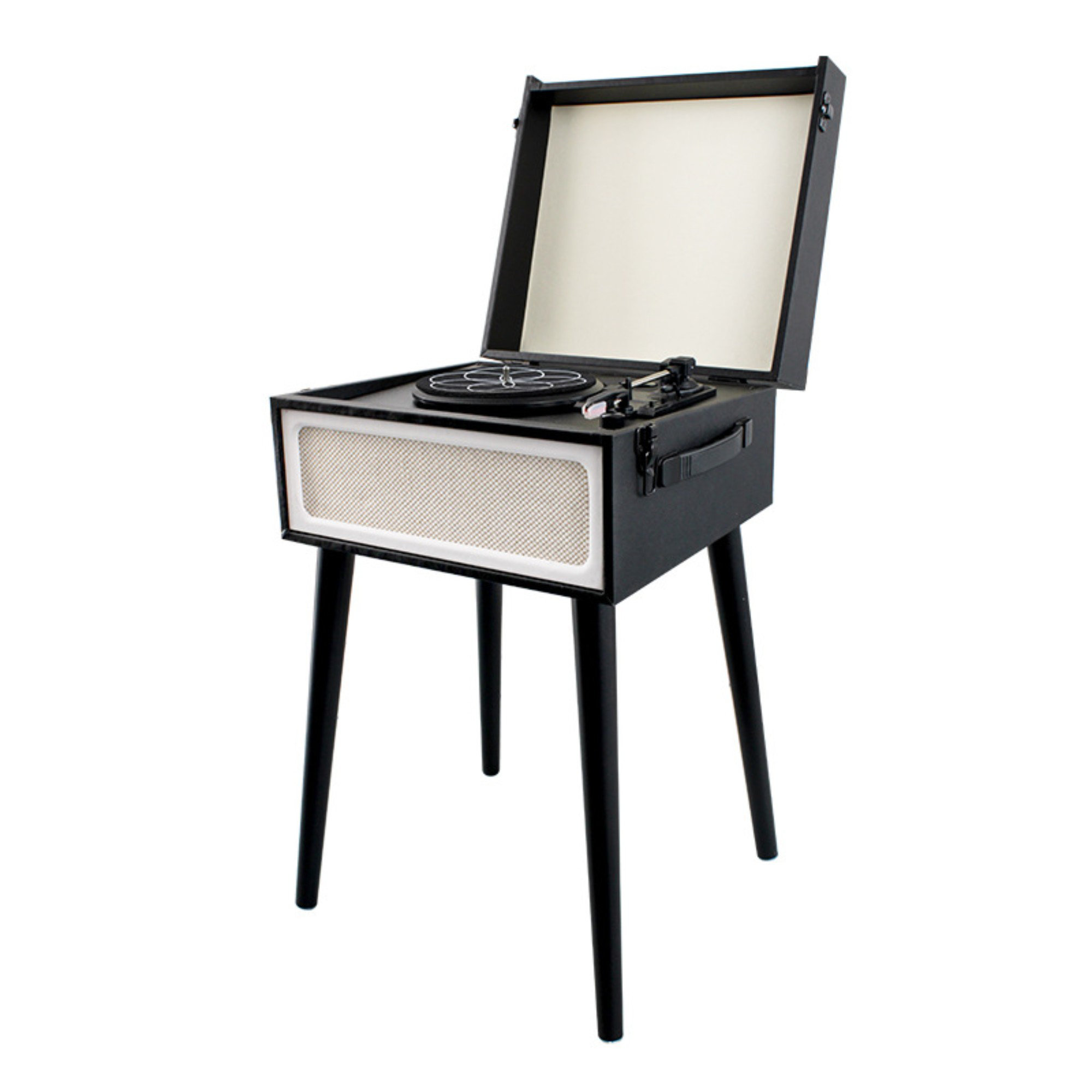 Tonchean Portable 3 - Speed Turntable Decorative Record Player with ...