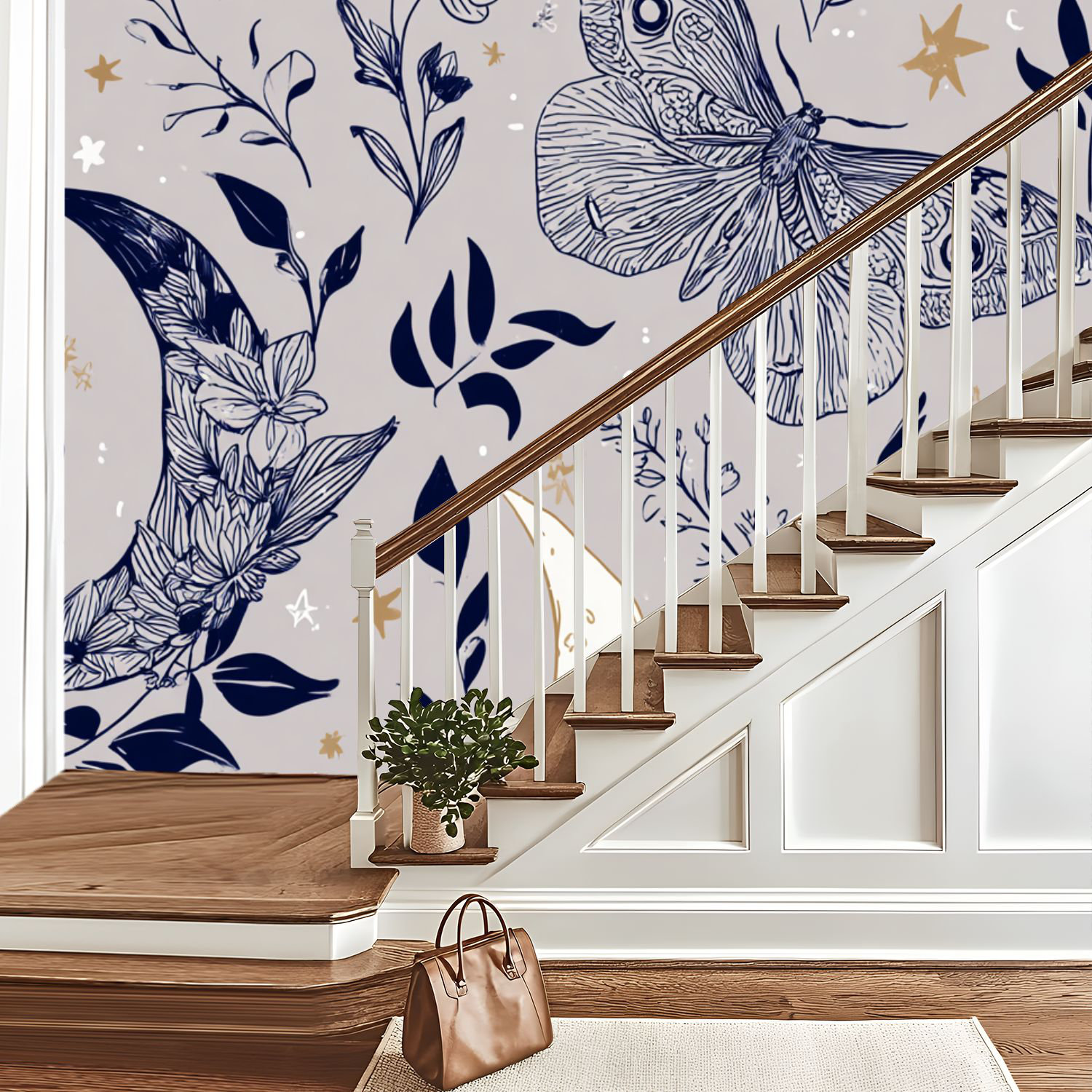 Latitude Run® Peel and Stick Wallpaper Sea shells white colors Summer ...