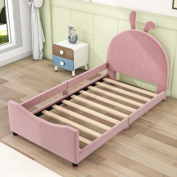 Zoomie Kids Almitra Upholstered Sleigh Bed | Wayfair