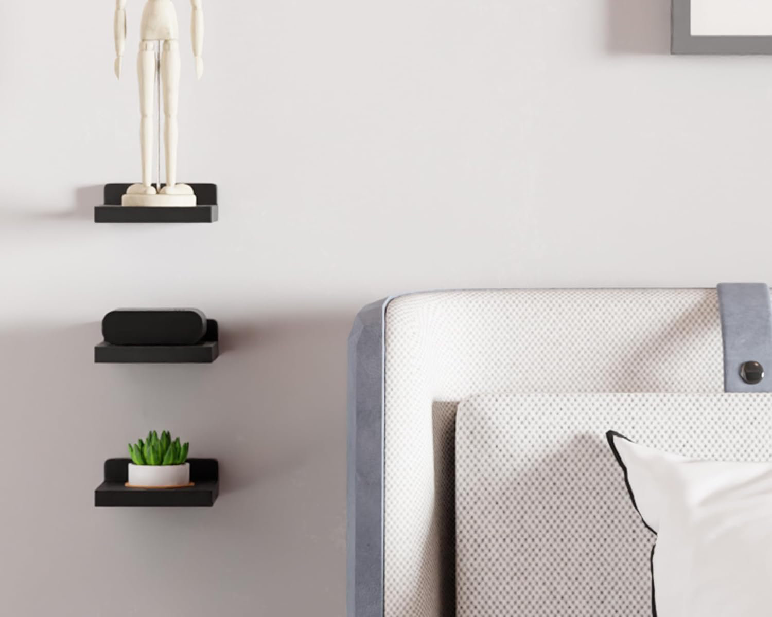 Ebern Designs Small Floating Shelves Mini Shelves Hanging Display 5 ...