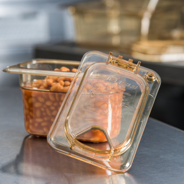 Carlisle Food Service Products Rectangle Plastic Container Lid ...