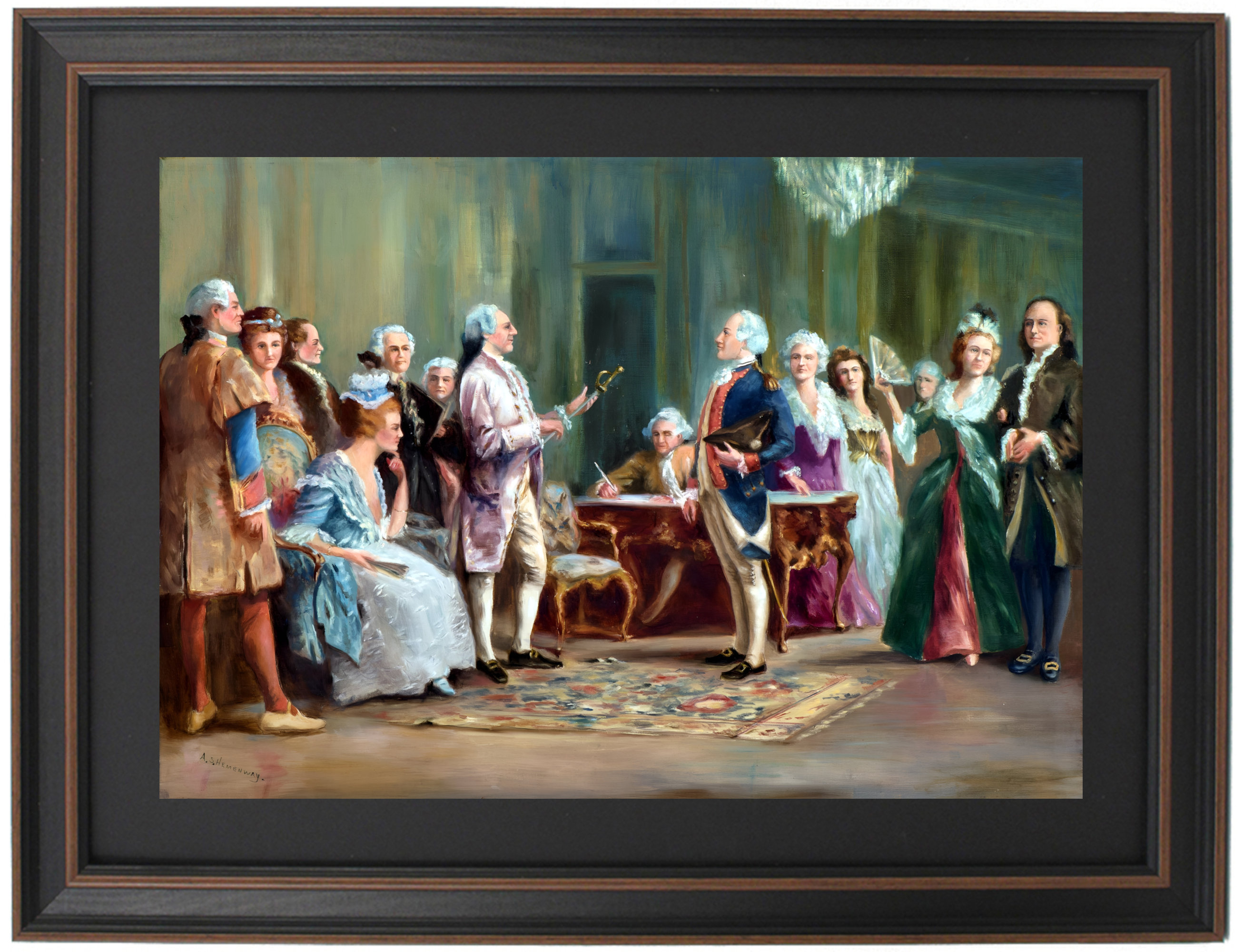 Alcott Hill® George Washington Accepting Lord Cornwallis's Sword By ...