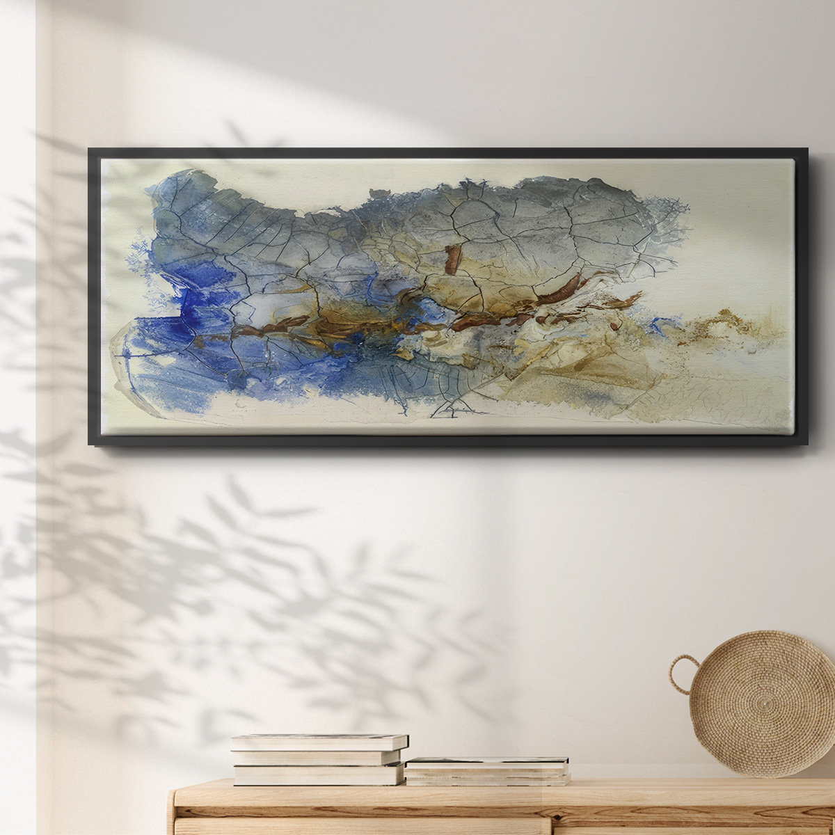 Wexford Home Golden Cleft I - Framed Canvas | Wayfair