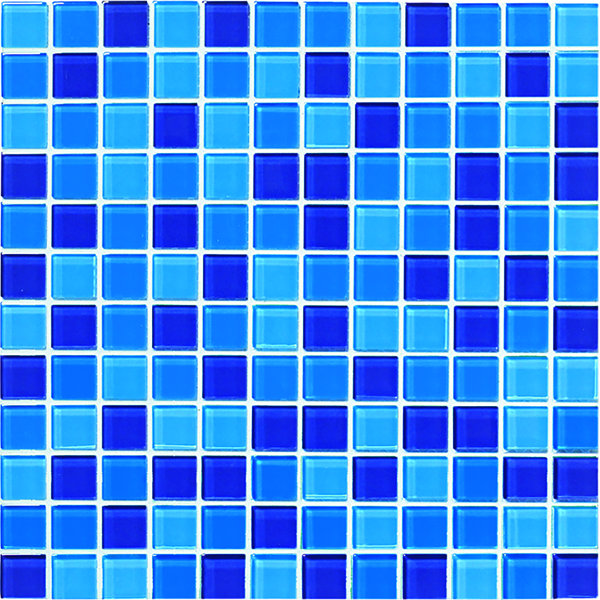 Pixl Torch Song 1'' W x 1'' L Glass Tile Grid Mosaic Sheet & Reviews ...