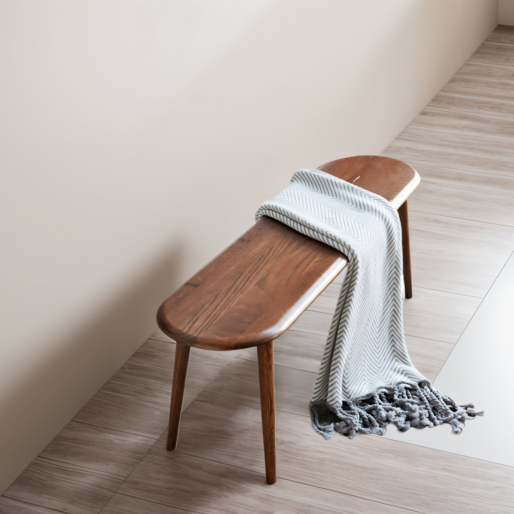 Darby Home Co 39.3" Mid Century Bench Indoor, Solid Wood Dining Bench ...