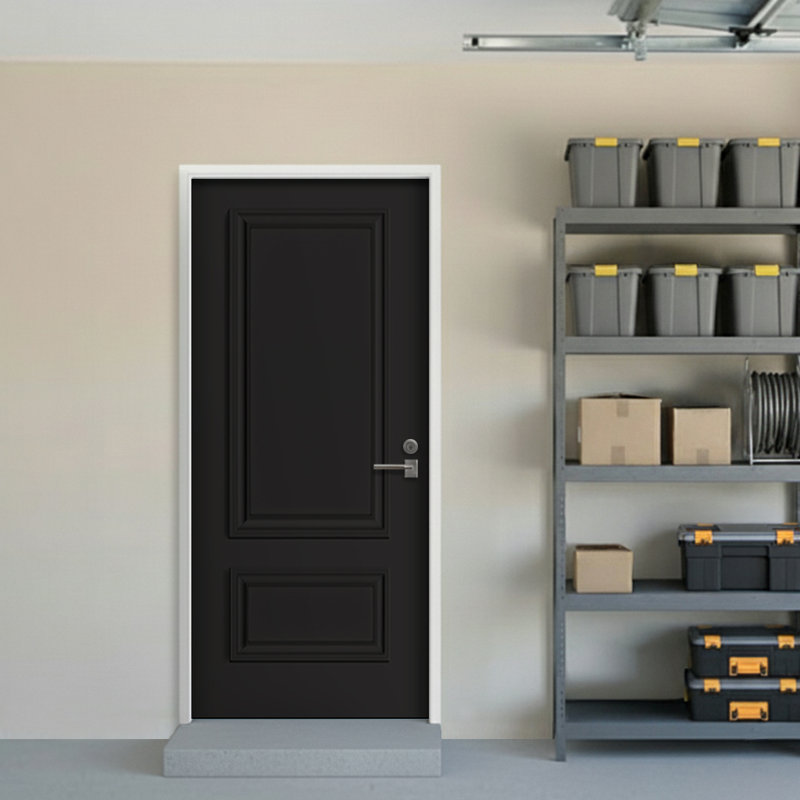 Calhome Dalle de porte intérieure en composite 2 panneaux ignifuge ...