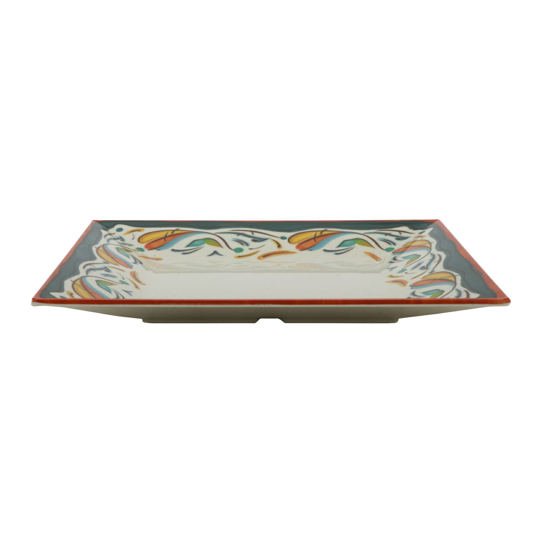 G.E.T. GET ML-90-BF Melamine Square Dinner Plate, 12", Bella Fresco ...
