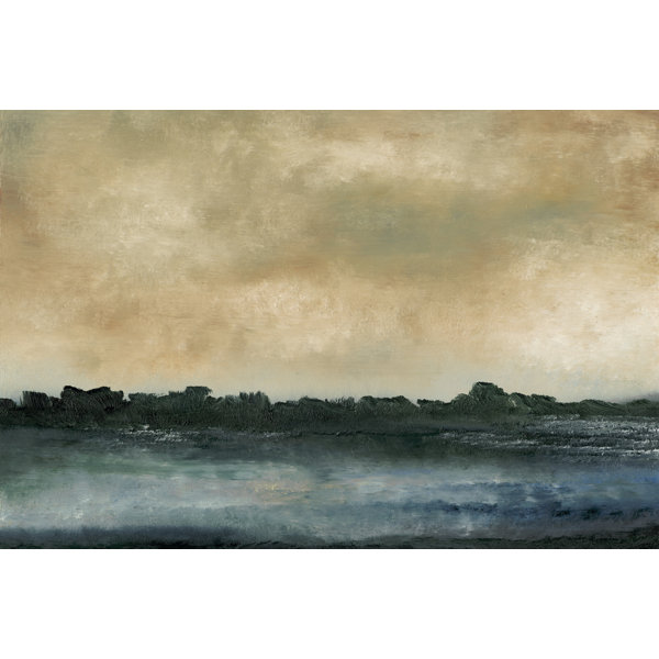 Rosalind Wheeler Horizon View V by Sharon Gordon - Wrapped Canvas Print ...