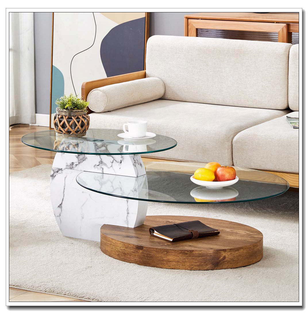 Latitude Run® Double Layer Coffee Table | Wayfair