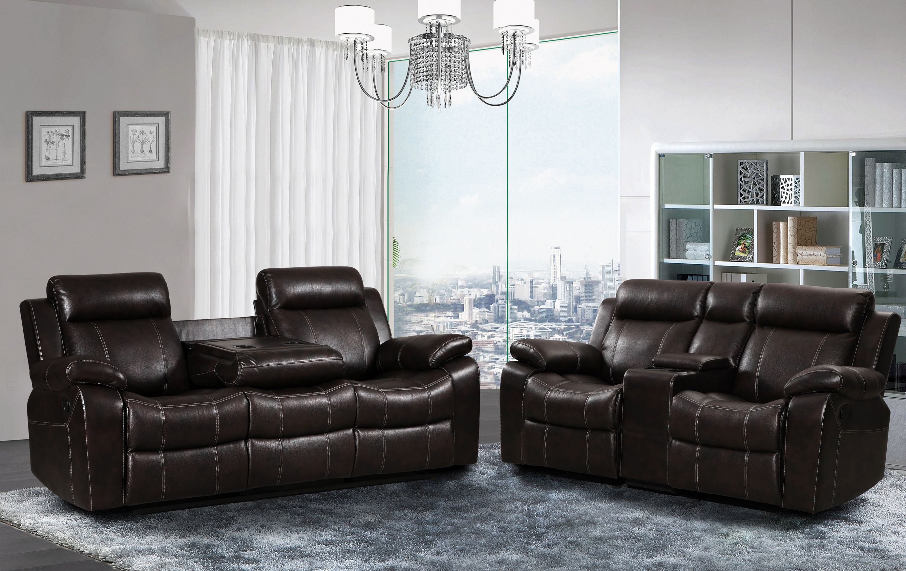 Latitude Run® Tegmen 2 Piece Reclining Living Room Set - Wayfair Canada
