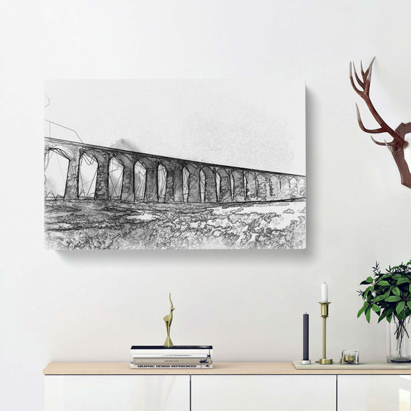 East Urban Home The Ribblehead Viaduct In Yorkshire In Abstract ...