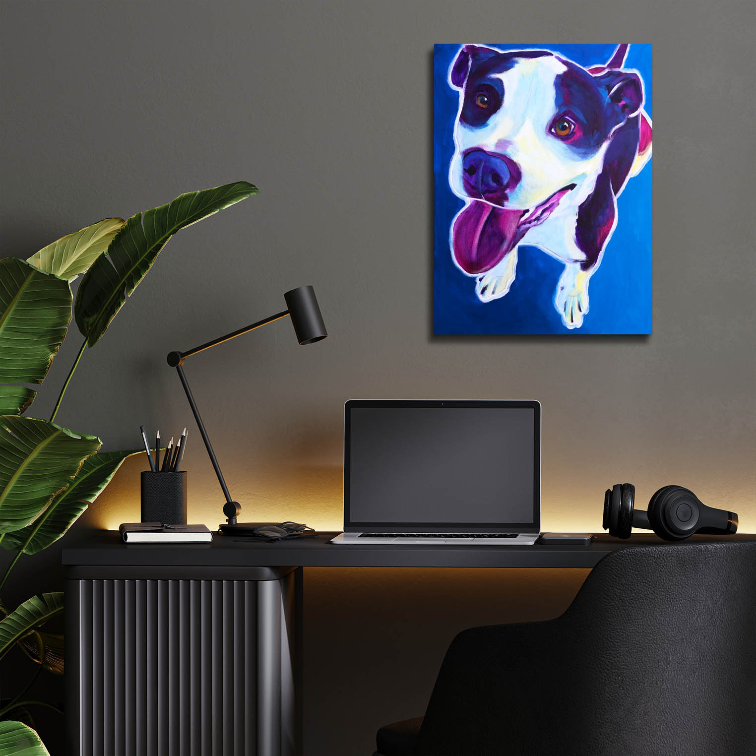 Red Barrel Studio " Pit Bull - Marchant " by Dawg Painter - Wayfair Canada
