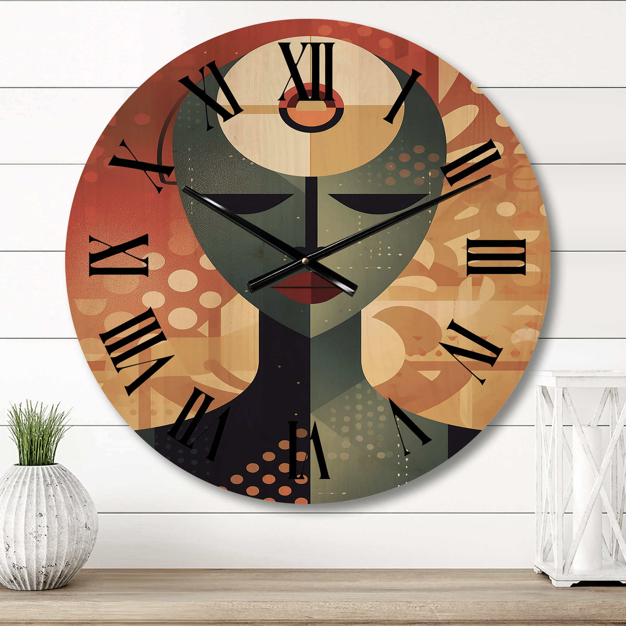 East Urban Home Graphic Portrait of Contemporary Urban Woman II ...