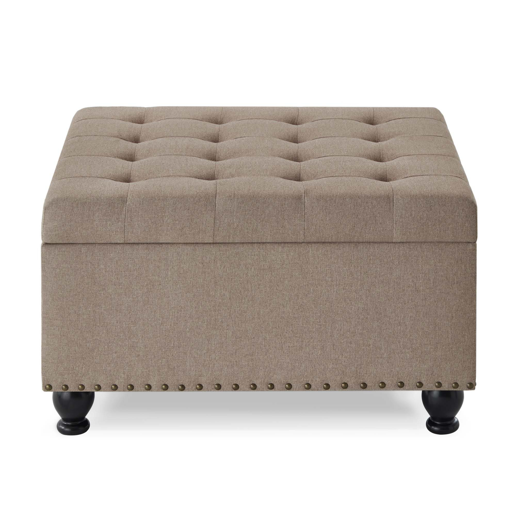 Alcott Hill Indu 30.5" Wide Tufted Square Storage Ottoman & Reviews ...
