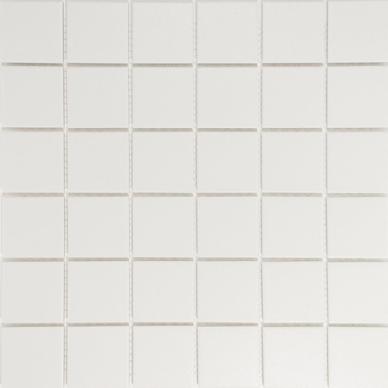 Qube Tiles Sage 2" x 2" Square Porcelain Matte Mosaic Tile - Wayfair Canada