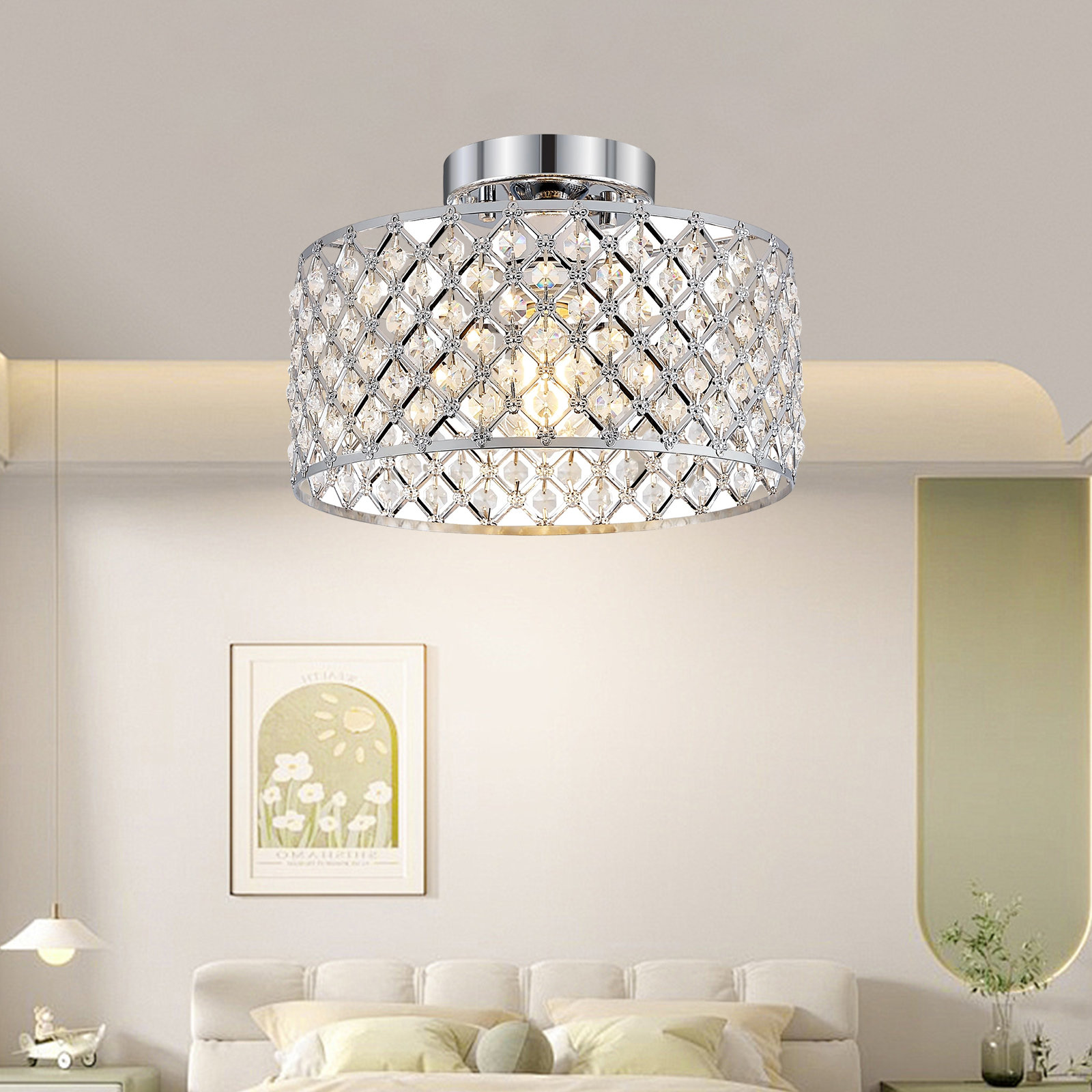 House of Hampton® Modern Semi-Recessed Ceiling Lighting Fixtures ...