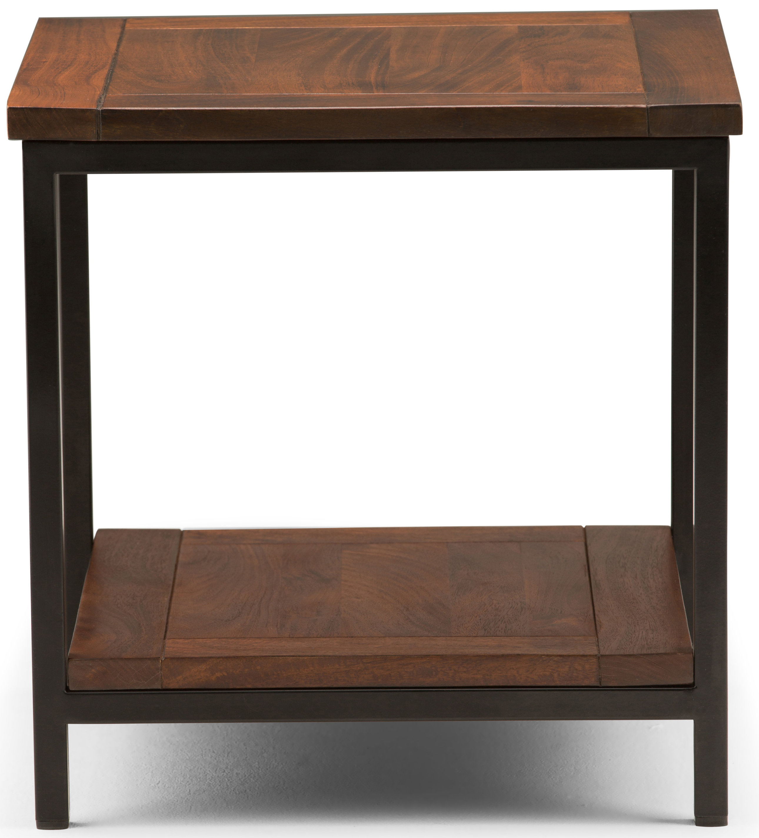 Simpli Home Table de bout en bois massif avec rangement Skyler et ...