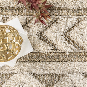 Dakota Fields Wegner Performance Beige Rug & Reviews | Wayfair