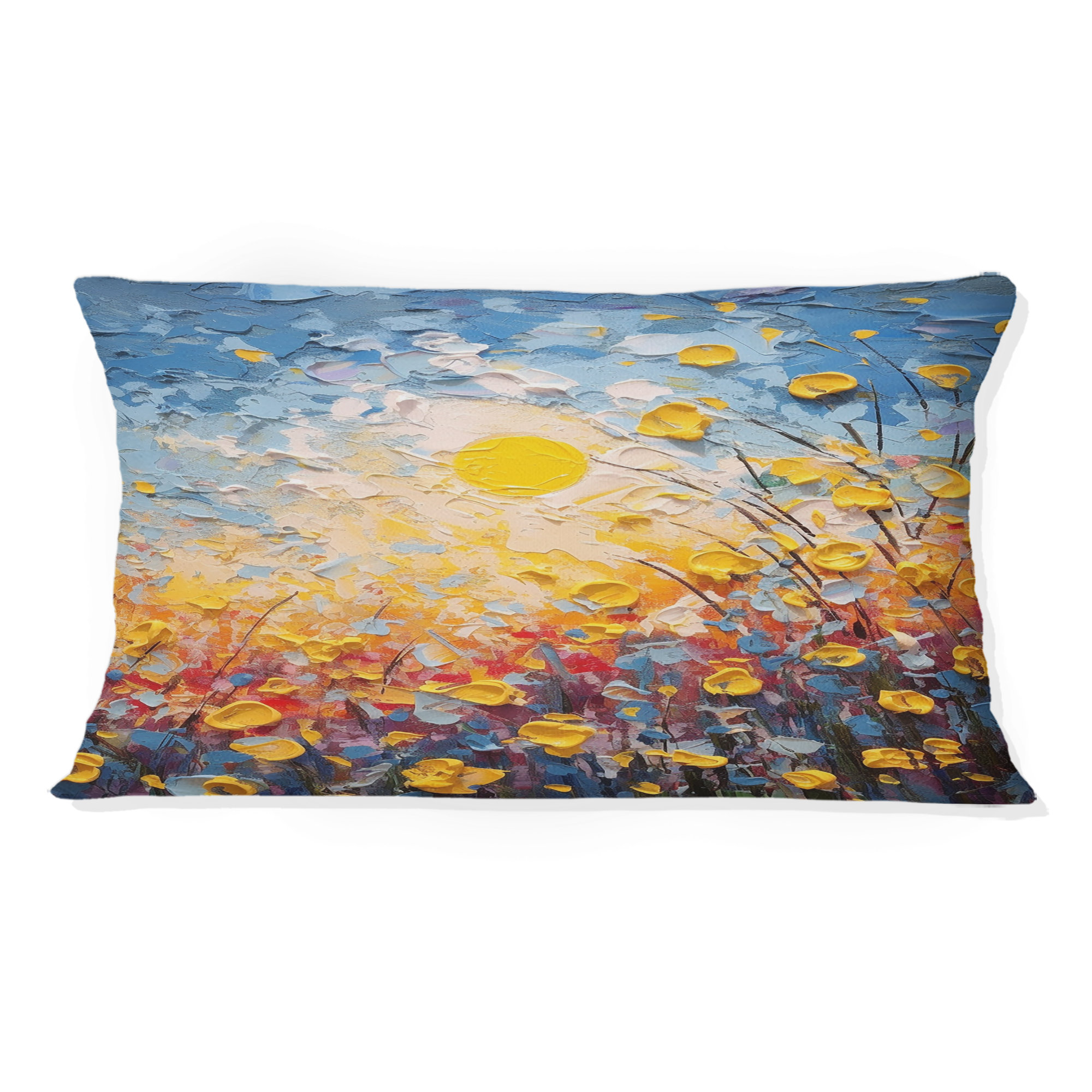 Design Art Summer Flower Field Of Poppies And Buttercups - Flowers ...