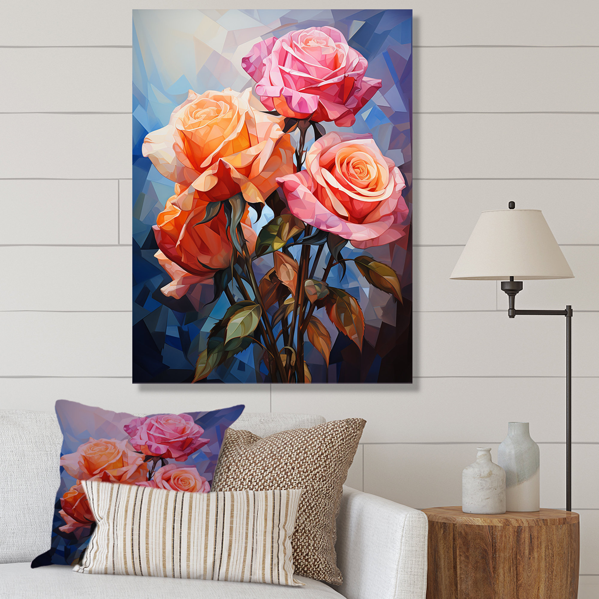 House of Hampton® Rose Blossoms With Graceful Curves IV On Canvas Print ...