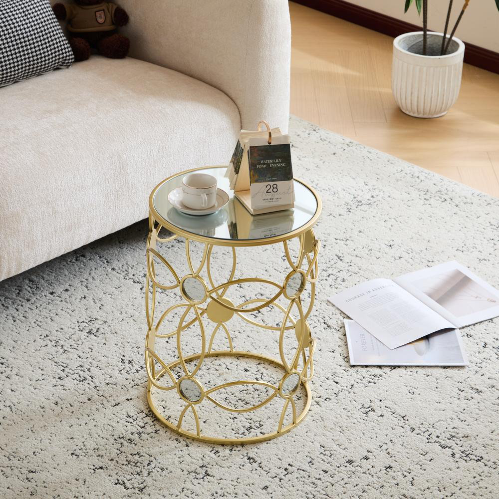 Mercer41 Modern Metal Side Table | Wayfair