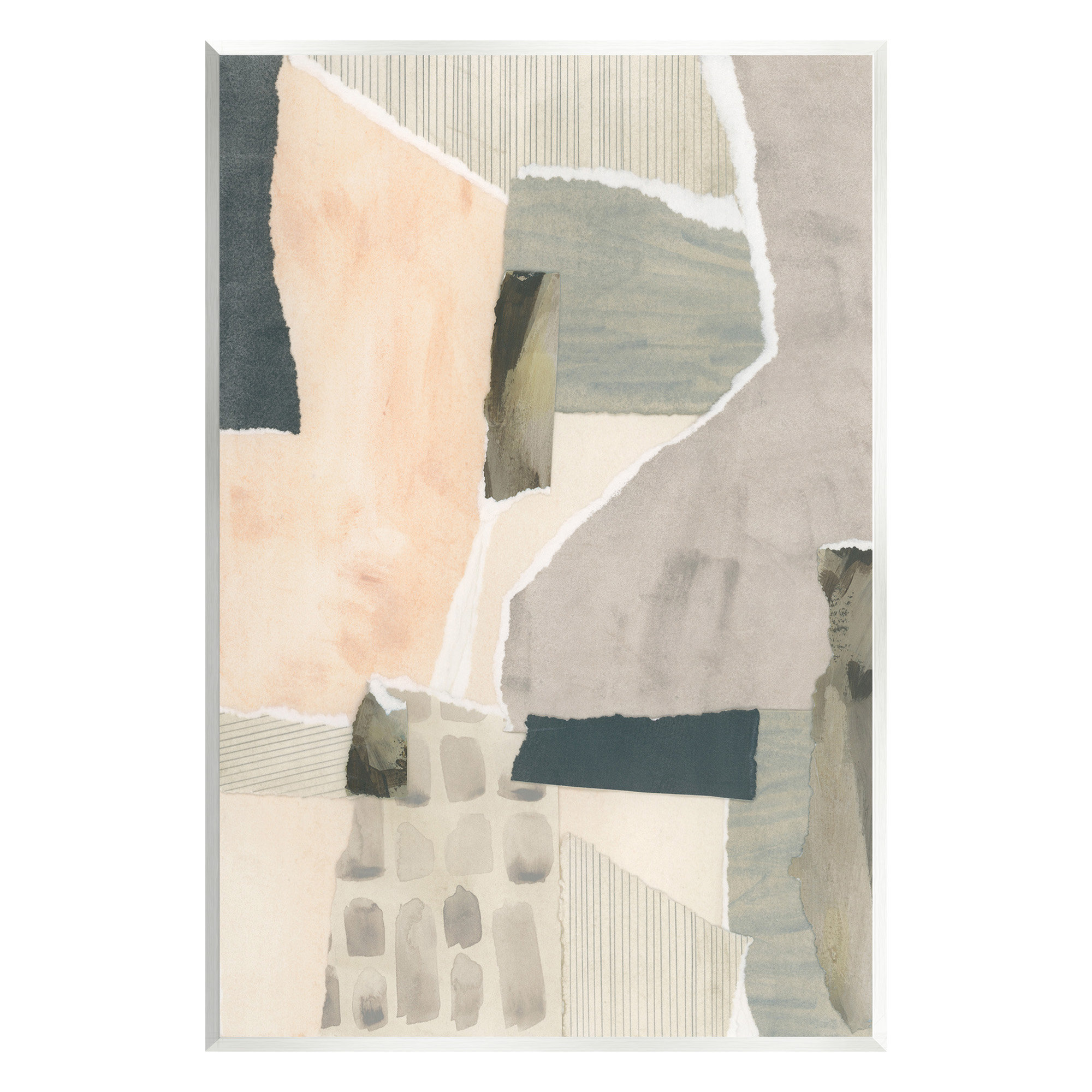 Stupell Industries Neutral Patterns Abstract Wall Plaque Art by June ...