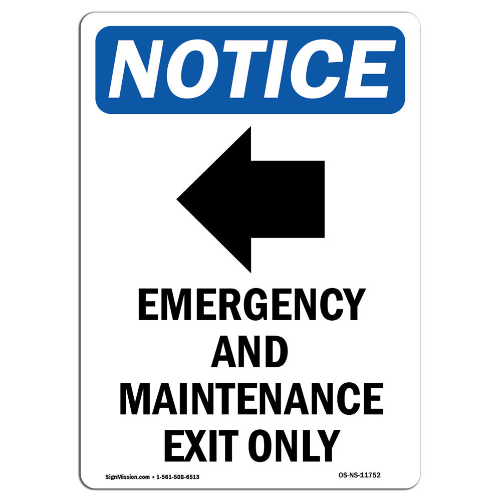 SignMission Emergency and Maintenance Sign | Wayfair