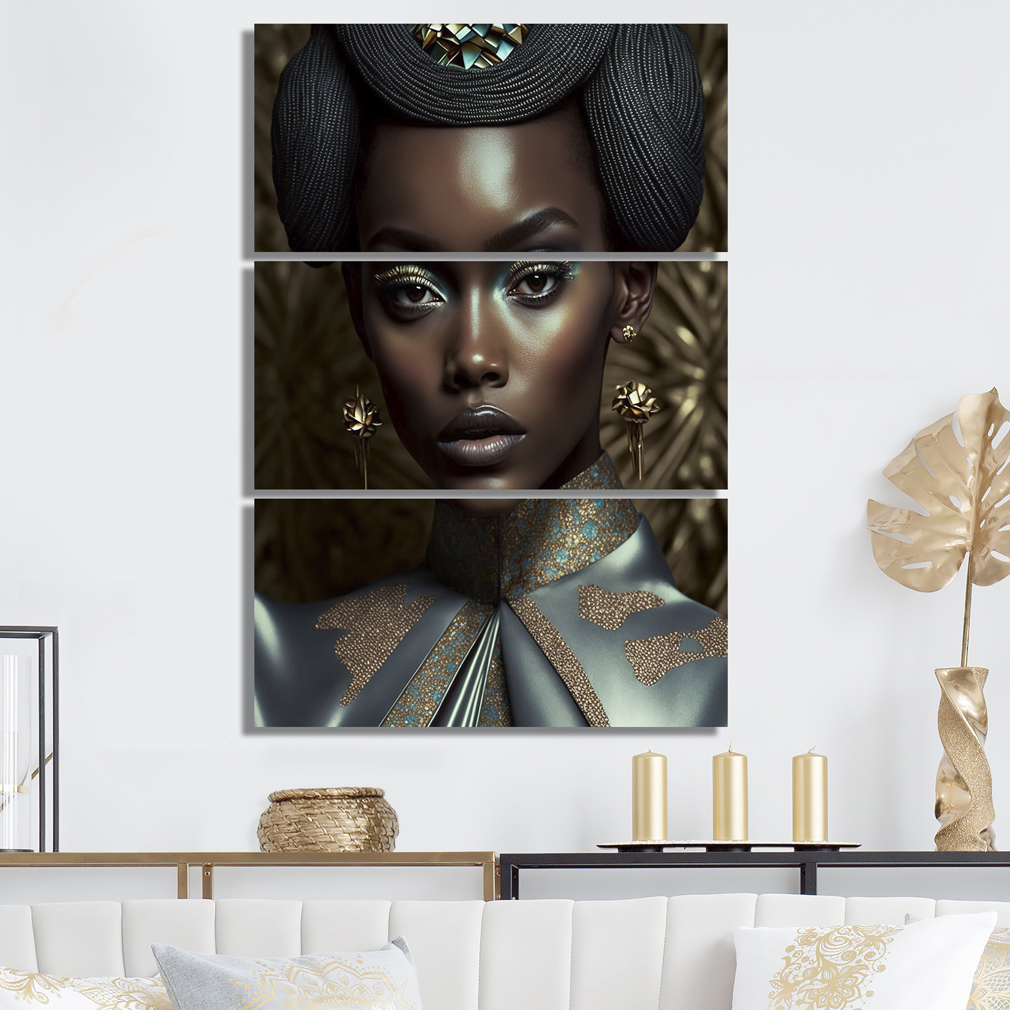 Dakota Fields Avant-Garde Elegant African Woman III " Avant-Garde ...