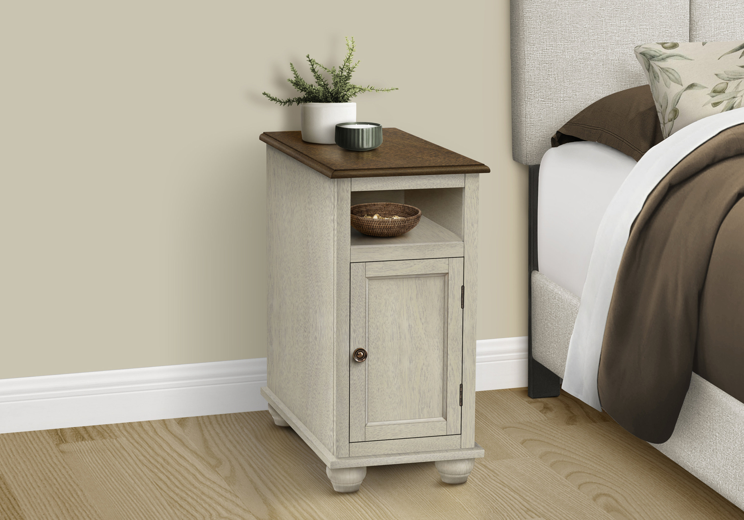 Latitude Run® Accent Table, End, Side Table, Bedroom, Nightstand ...