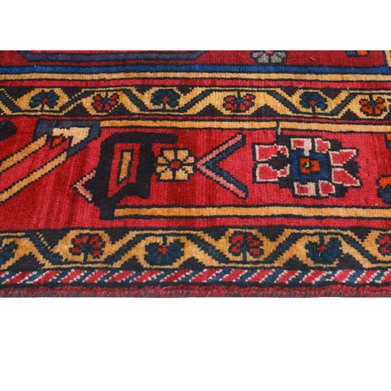 Isabelline Khylar Bakhtiari Guldana Burgundy Rug | Wayfair