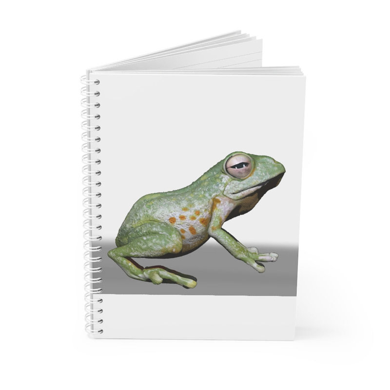 Marick Booster Frog Spiral Notebook | Wayfair