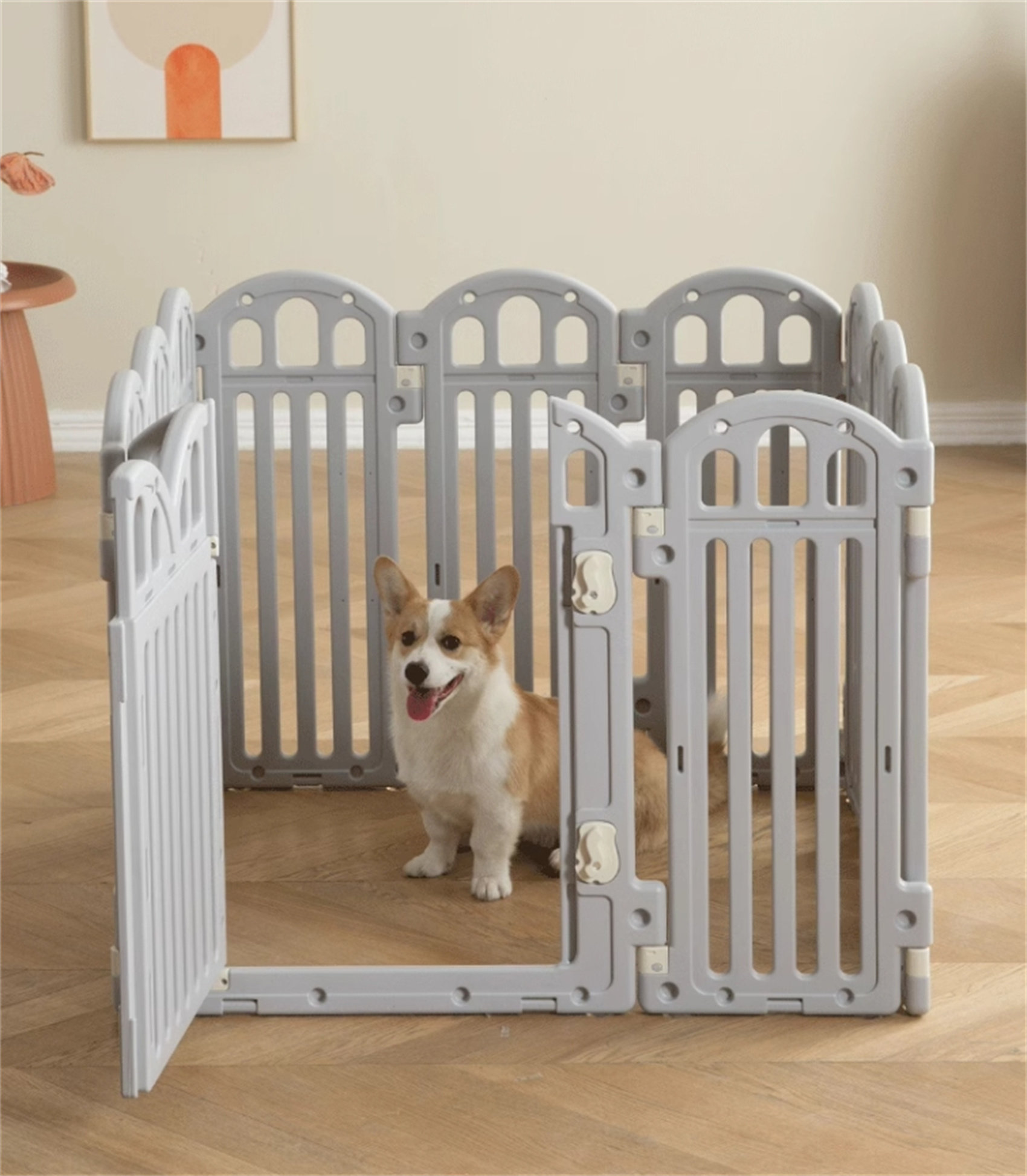 UMMA, LLC 31.49'' H 11 Panel Plastic Exercise Pen | Wayfair