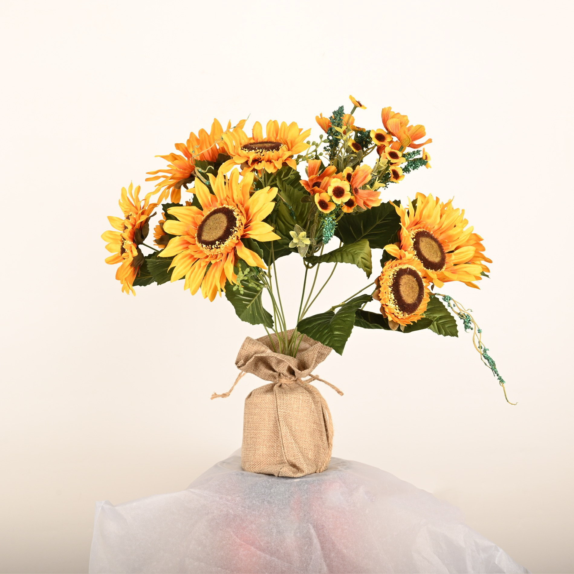 Primrue Schaefer 20" Artificial Faux Sunflower For Home Office Decor ...