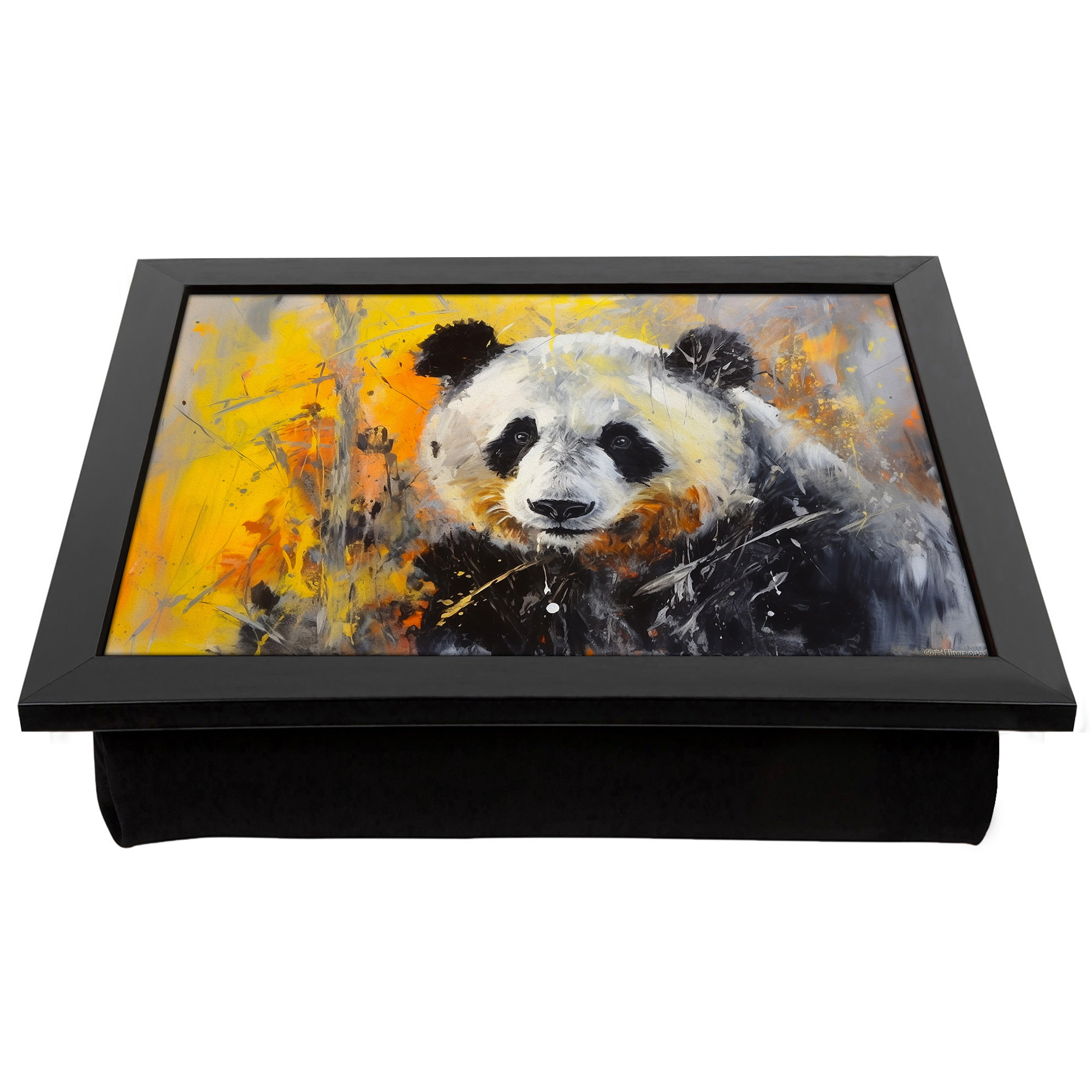 17 Stories Panda Gestural Lap Tray with Cushion | Wayfair.co.uk